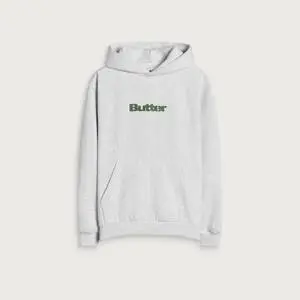 BUTTER GOODS Stencil Logo Hoodie - Ash