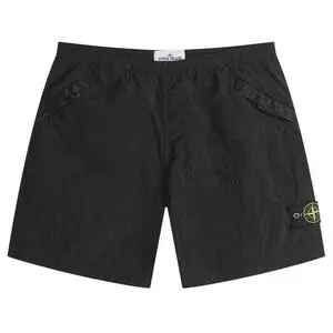Stone Island Nylon Metal Shorts - Black