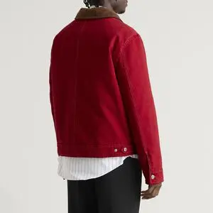 AMI Paris Cotton Twill Zipped Adc Jacket
