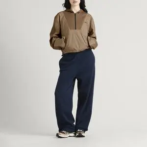 SKIMS Woven Cotton Half Zip Pullover