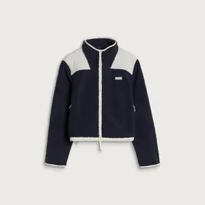 SKIMS Teddy Boxy Zip Up Jacket - Navy