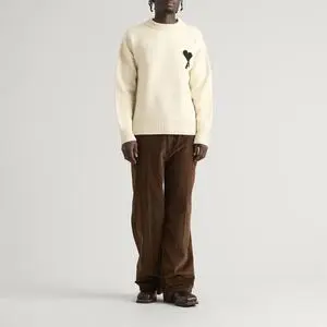 AMI Paris Crewneck Contrasted Adc Jumper