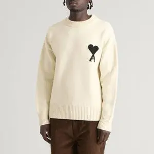 AMI Paris Crewneck Contrasted Adc Jumper
