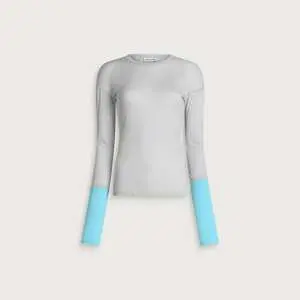 PEACHY DEN Double Crewneck