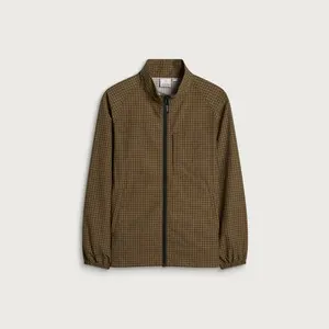 Gramicci Mini Check Nylon Jacket - Brown Check