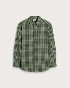 Gramicci Heavyweight Checkered Shirt In | Size: | 100% Cotton | End Clothing - Forest