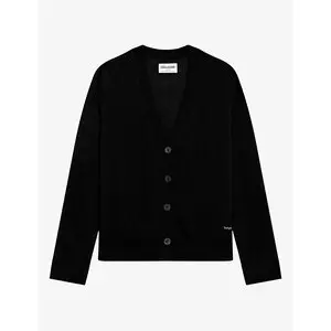 Zadig&Voltaire Mirkaz V-neck Cashmere Cardigan - Black