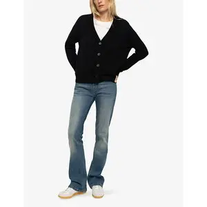 Zadig&Voltaire Mirkaz V-neck Cashmere Cardigan - Black