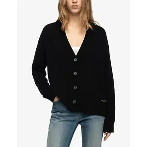Zadig&Voltaire Mirkaz V-neck Cashmere Cardigan - Black