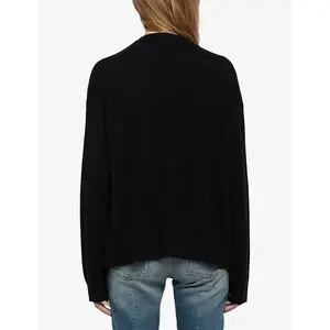 Zadig&Voltaire Mirkaz V-neck Cashmere Cardigan - Black