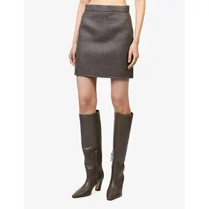 Max Mara Double Wool Mini Skirt