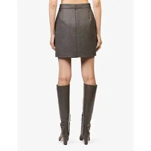 Max Mara Double Wool Mini Skirt