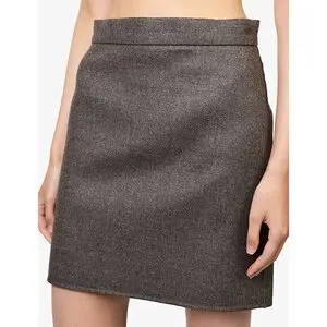 Max Mara Double Wool Mini Skirt