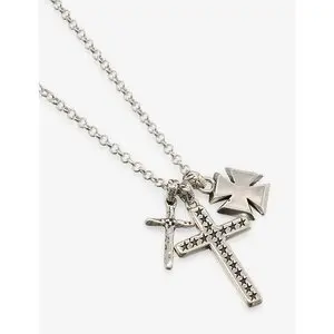 TWOJEYS Multi Cross Sterling- Necklace