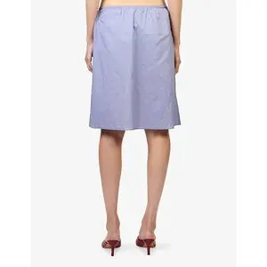 DEIJI STUDIOS Basic Cotton Mini Skirt