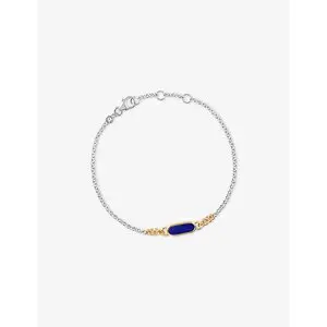 Astley Clarke X Laura Jackson Bar 18ct Yellow Gold-plated 925 Sterling-silver And Lapis Lazuli Bracelet - Yellow Gold Plated