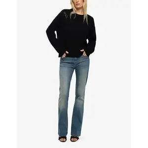 Zadig&Voltaire Markuz Rhinestone-embellished Wool-blend Jumper
