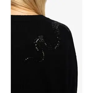 Zadig&Voltaire Markuz Rhinestone-embellished Wool-blend Jumper