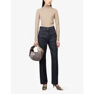Max Mara Polo Neck Cashmere Knit Jumper