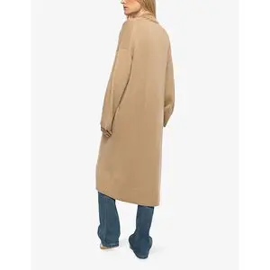 Zadig&Voltaire Camy Fringed-trim Wool And Cashmere Coat