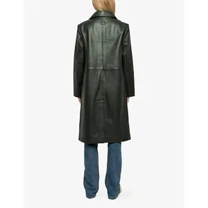 Zadig&Voltaire Mentlyr Collared Leather Coat
