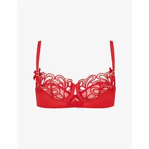 Agent Provocateur Nelle Balconette Underwi Tulle Bra