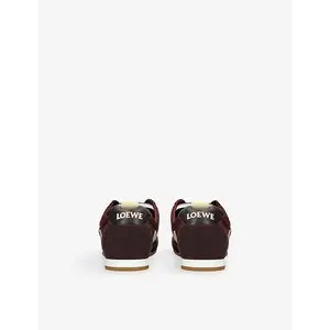 Loewe Ballet Runner 2.0 Suede Trainers - Red Comb