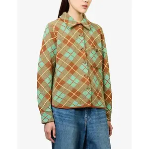 Guest In Residence Dylan Plaid Cashmere Shirt