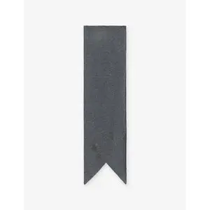 Zadig&Voltaire Lucy Rhinestone-embellished Wool-blend Scarf - Dark Grey