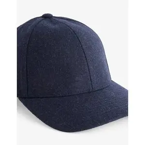 VARSITY HEADWEAR Legacy Structured Wool Baseball Cap - Dark Navy