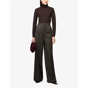 Max Mara Polo-neck Wool Knit Top