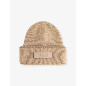Jacquemus The Gros Grain Wool-blend Beanie - Beige