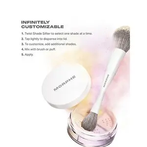 MORPHE Bake & Set Loose Powder Quad 8g - Bright Balance