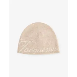 Jacquemus The Atelier Cashmere-wool Blend Beanie - Light Beige