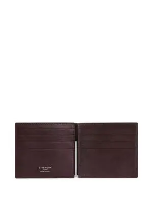 Givenchy Wallet In Grained Leather With Clip