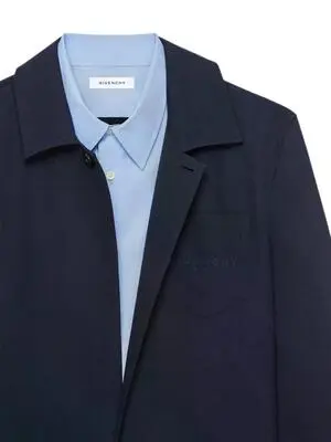 Givenchy Trompe-l'oeil Layered Shirt In Wool