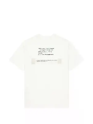 Givenchy T-shirt In Cotton With Archives Print