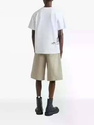 Givenchy T-shirt In Cotton With Ripped Papers Print
