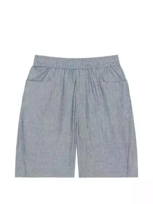 Givenchy Couture Seam Striped Bermuda Shorts In Cotton