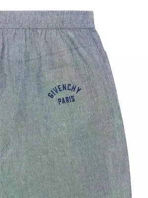 Givenchy Couture Seam Striped Bermuda Shorts In Cotton