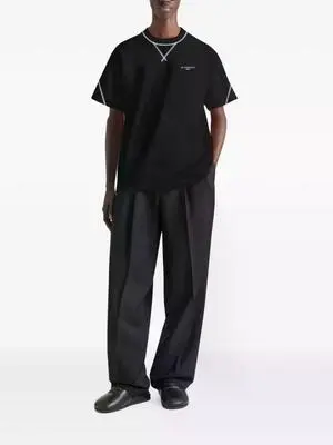Givenchy Couture Seam T-shirt In Cotton With Embroidery