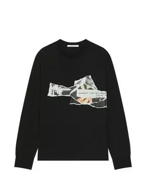Givenchy T-shirt In Cotton With Ripped Papers Print