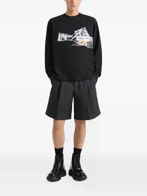 Givenchy T-shirt In Cotton With Ripped Papers Print