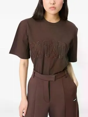 ROTATE BY BIRGER CHRISTENSEN Jersey Oversized T-shirt