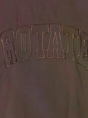 ROTATE BY BIRGER CHRISTENSEN Jersey Oversized T-shirt