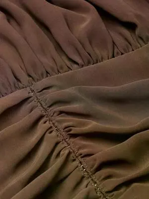 ROTATE BY BIRGER CHRISTENSEN Long-sleeve Pleated Blouse