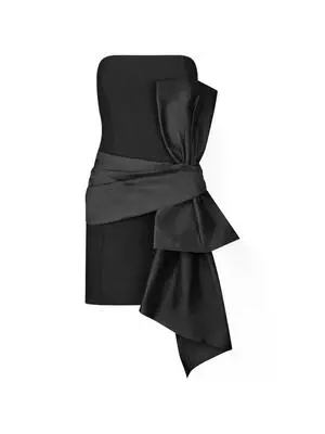 ROTATE BY BIRGER CHRISTENSEN Bustier Bow-detail Dress