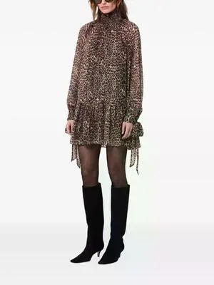 NICHOLAS Leopard-print Mini Dress