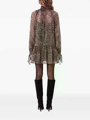 NICHOLAS Leopard-print Mini Dress