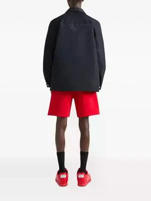 Givenchy Couture Seam Bermuda Shorts In Scuba With Gros Grain